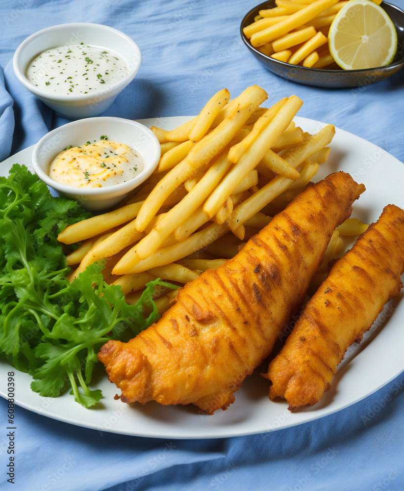 Gourmet Fish and Chips: A Culinary Masterpiece - Pescado y Papas Fritas ...