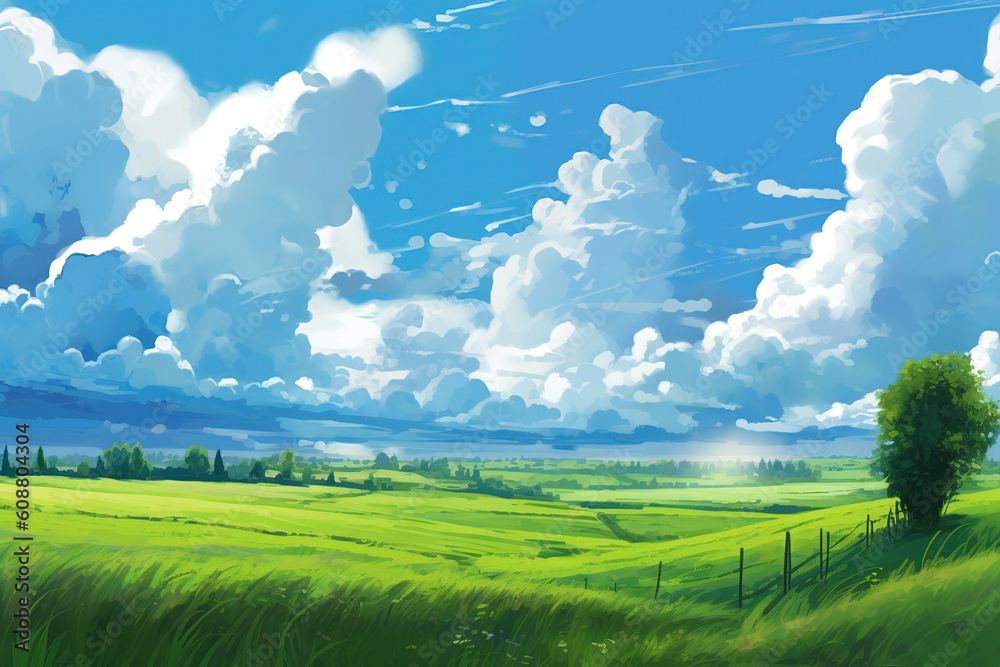 Adobe Illustrator Landscape Drawings