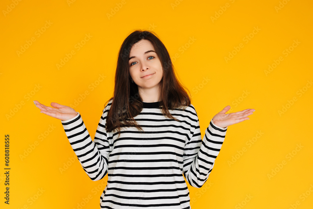 Visual of Assertive Woman: Attractive Lady Displaying 'No Answer ...