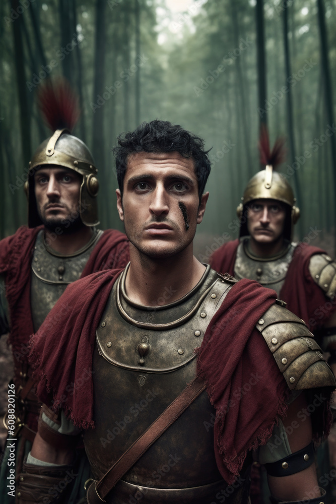 Portraits of Roman legionnaires after the Battle of the Teutoburg ...