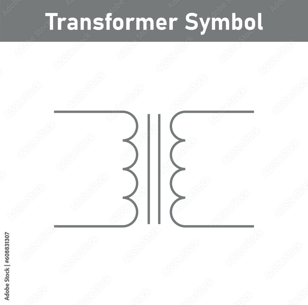 Iron core transformer symbol. Physics resources for teachers and ...