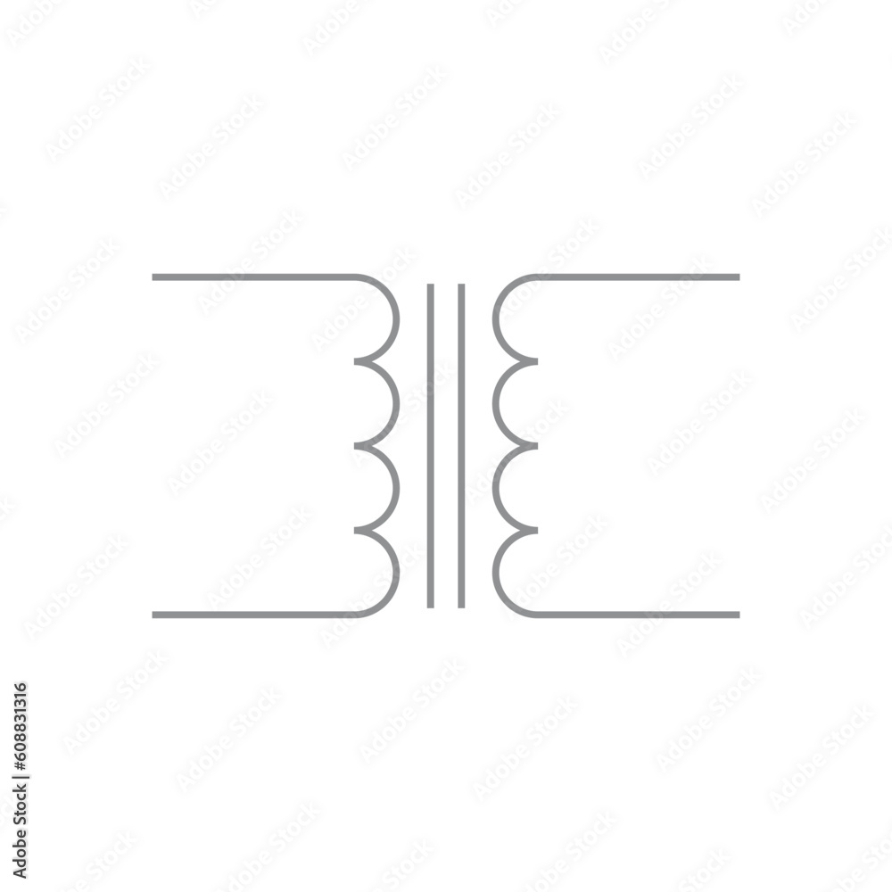 Iron core transformer symbol. Physics resources for teachers and ...