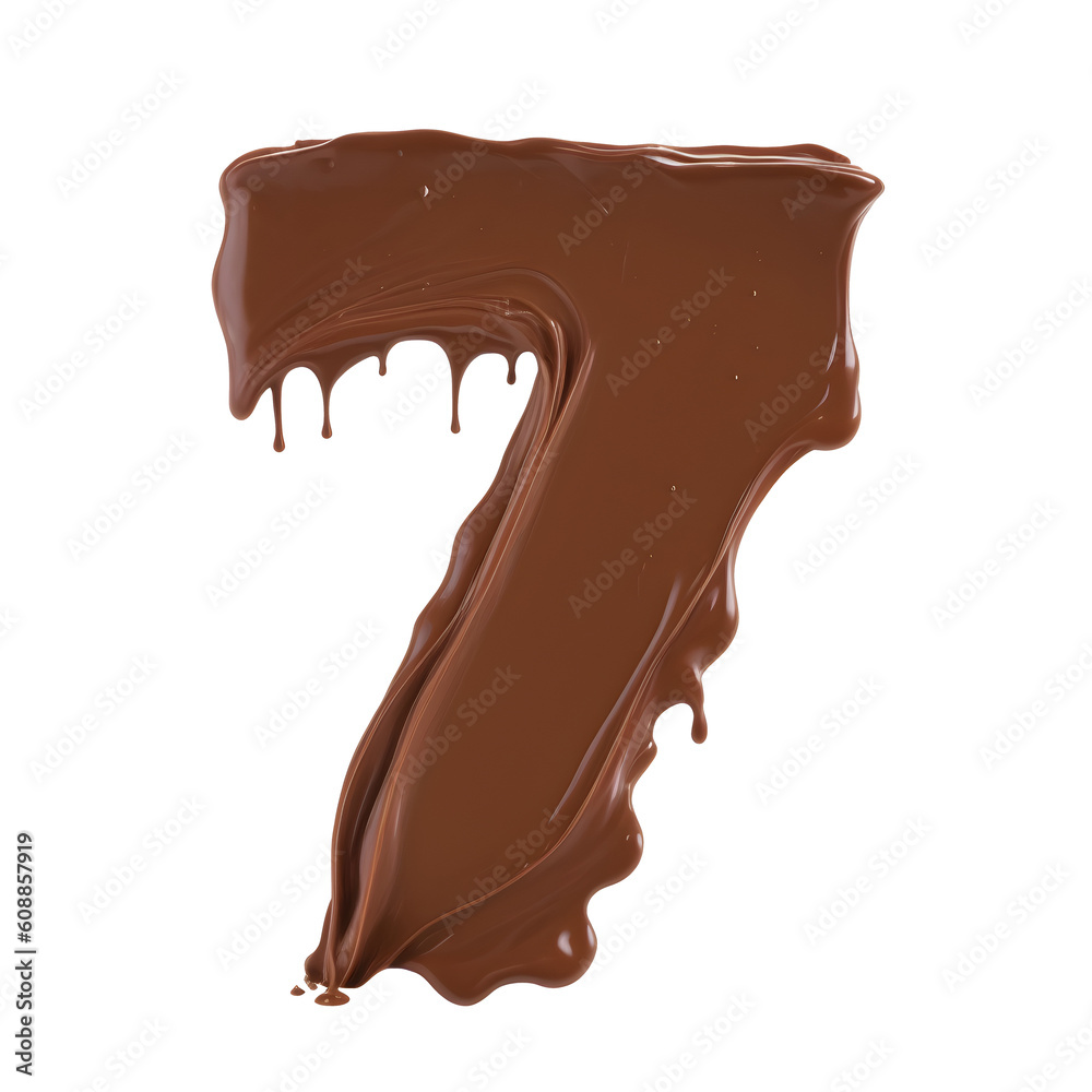 chocolate splash isolated on white background. chocolate with the shape ...
