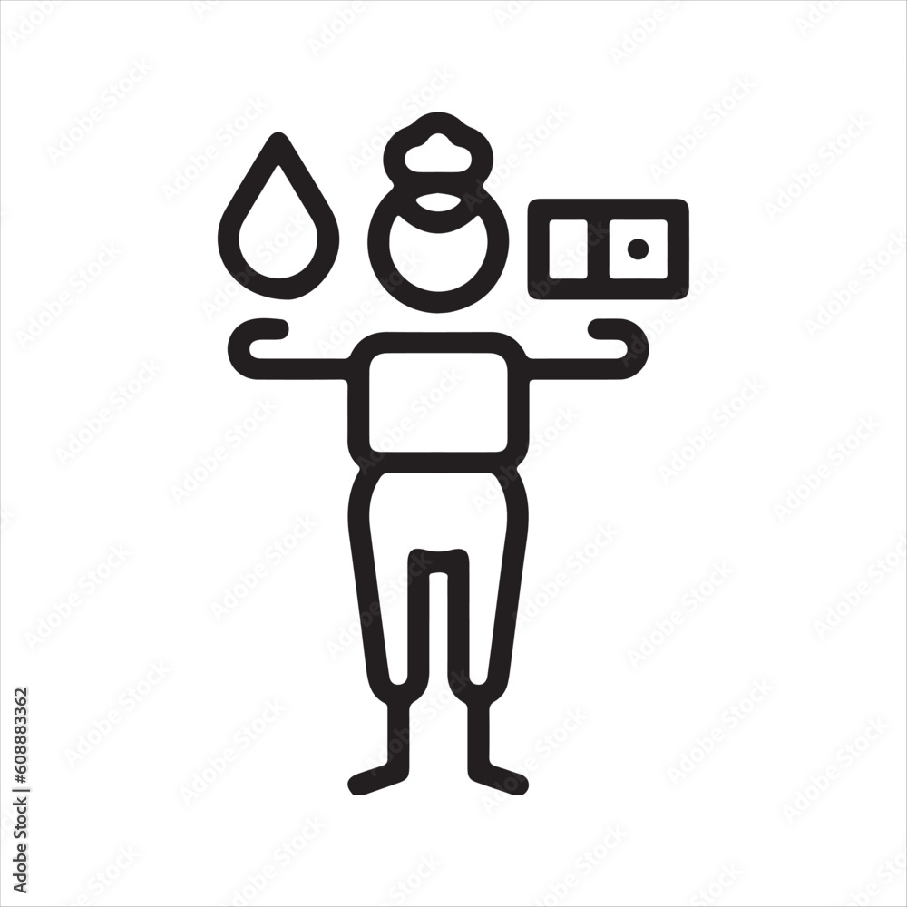 Blood Donor line icon. Blood Transfusion Silhouette Icon. Intravenous ...