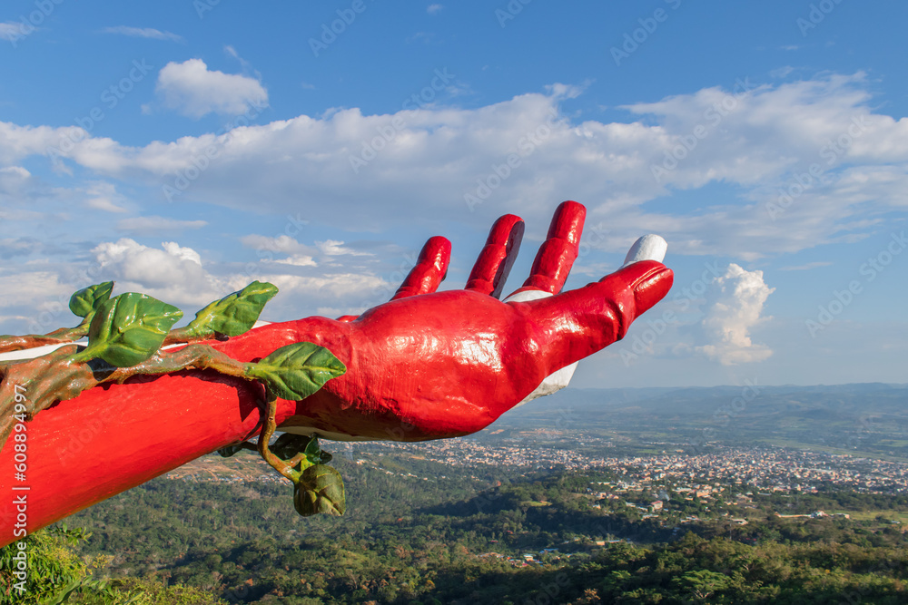 the hand of god in tarapoto peru, a tourist attraction visited by ...