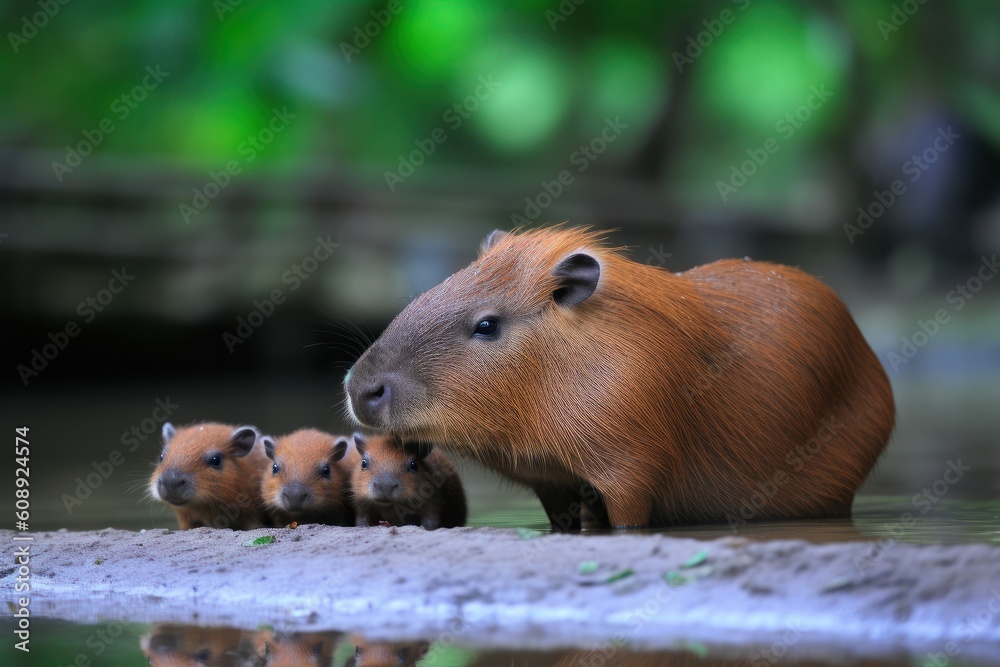 Newborn Capybara