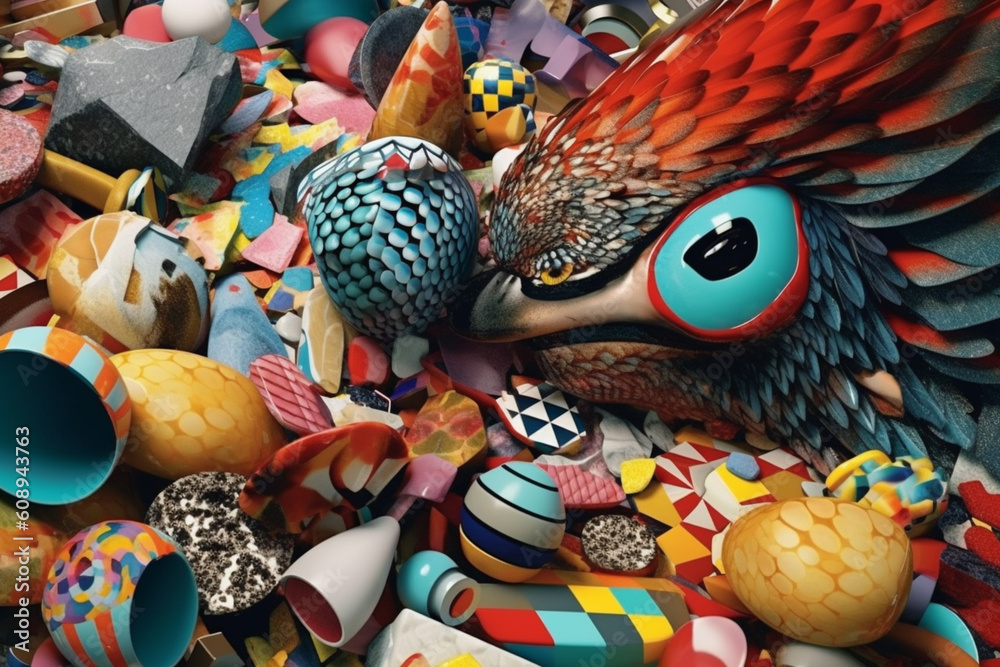 A visually stimulating image showcasing a combination of different ...