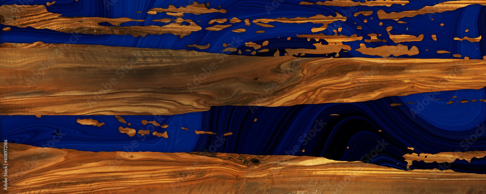 epoxy resin panel with walnut, texture for design,Wooden Table. Wood ...