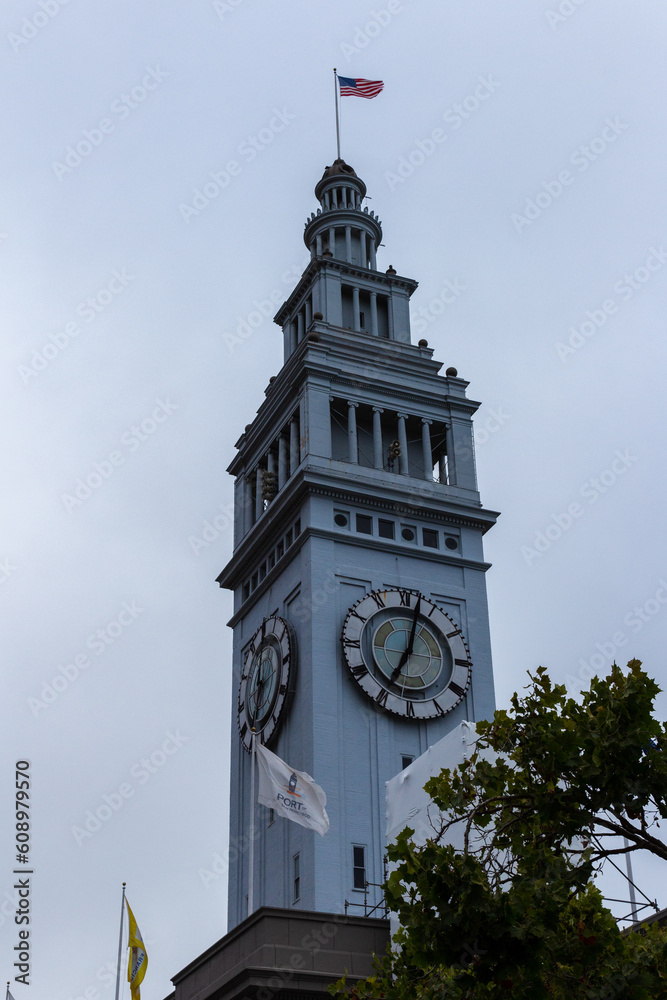 San Francisco, California, USA, June 29, 2022: The Ferry Building ...