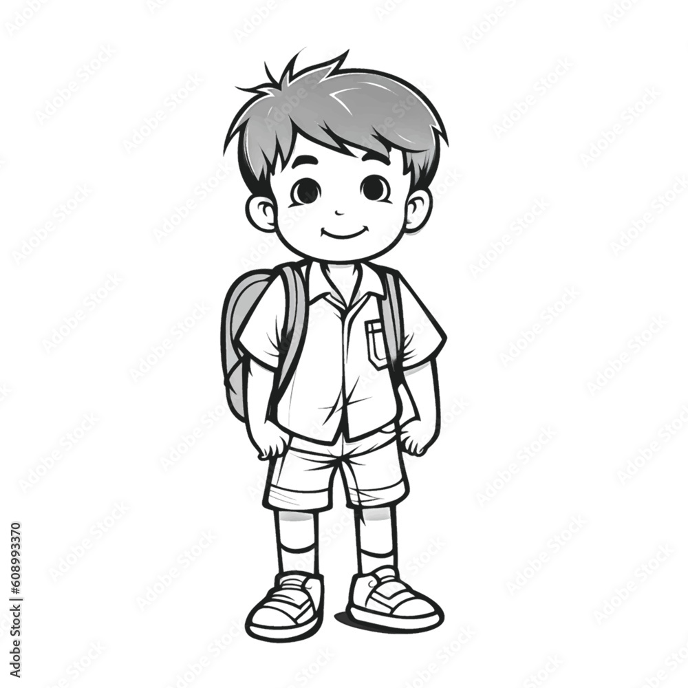Body Outline Coloring Page