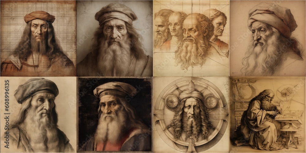 Features of Leonardo Da Vinci's work and art Includes famous paintings ...