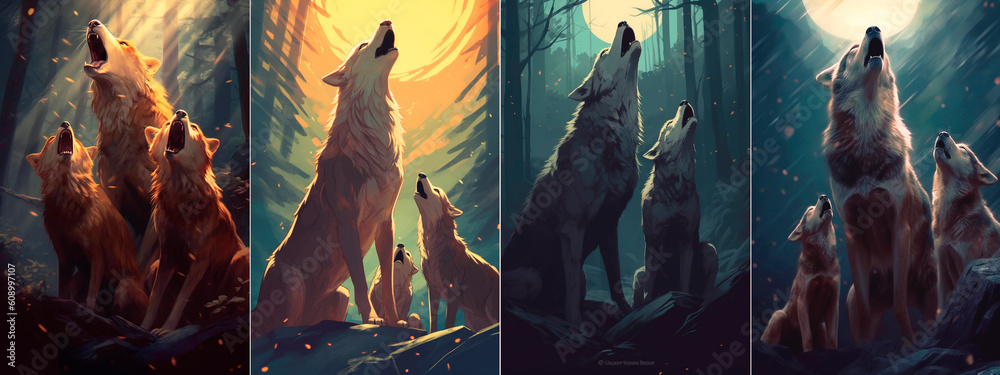 The illustration depicts a touching moment of mother and child in ...