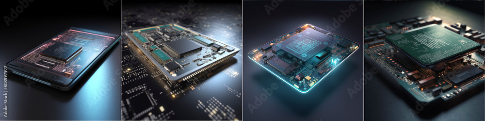 The smartphone is equipped with a specialized chip to improve ...