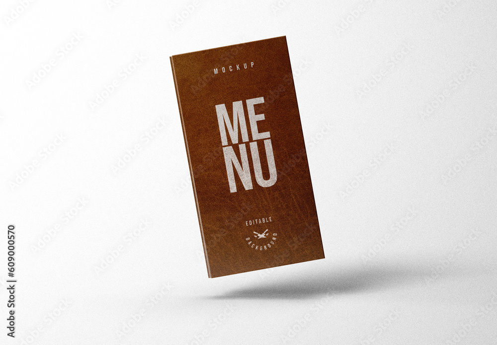 Restaurant Menu Mockup Design with Editable Background Stock Template ...
