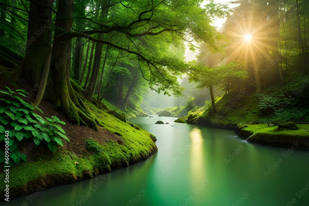 Most beautiful nature wallpapers, textures and backgrounds Generative ...