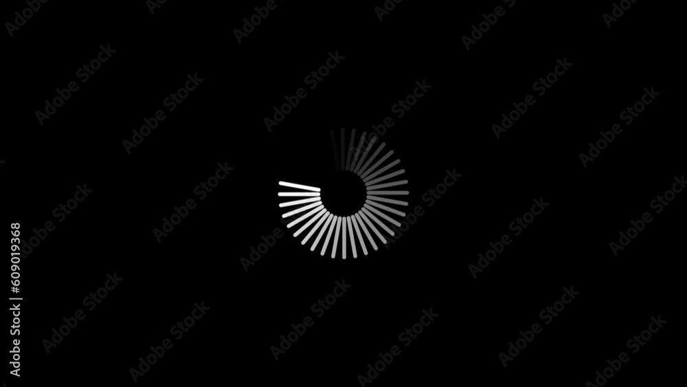 Loading circle. Loading Animation Icon on transparent background ...