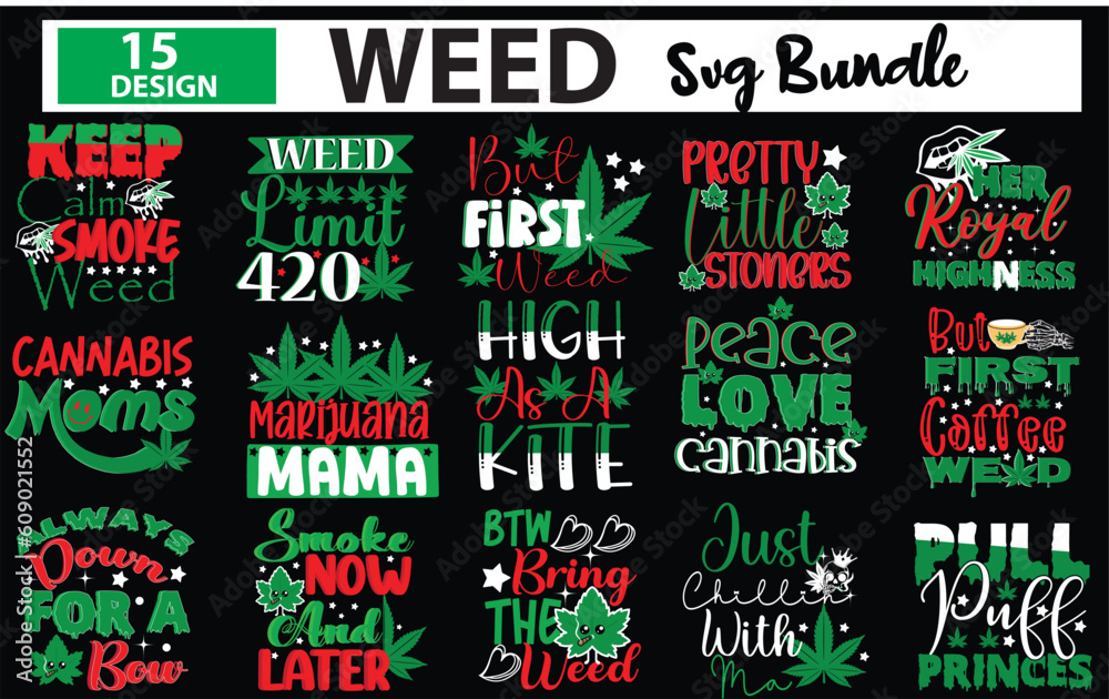 Vetor de Weed svg, stoner svg bundle, Weed Smokings svg, Marijuana SVG ...