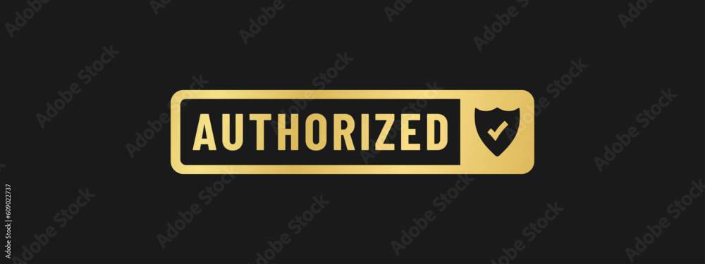 Authorized dealer sign or Authorized dealer stamp vector isolated in ...