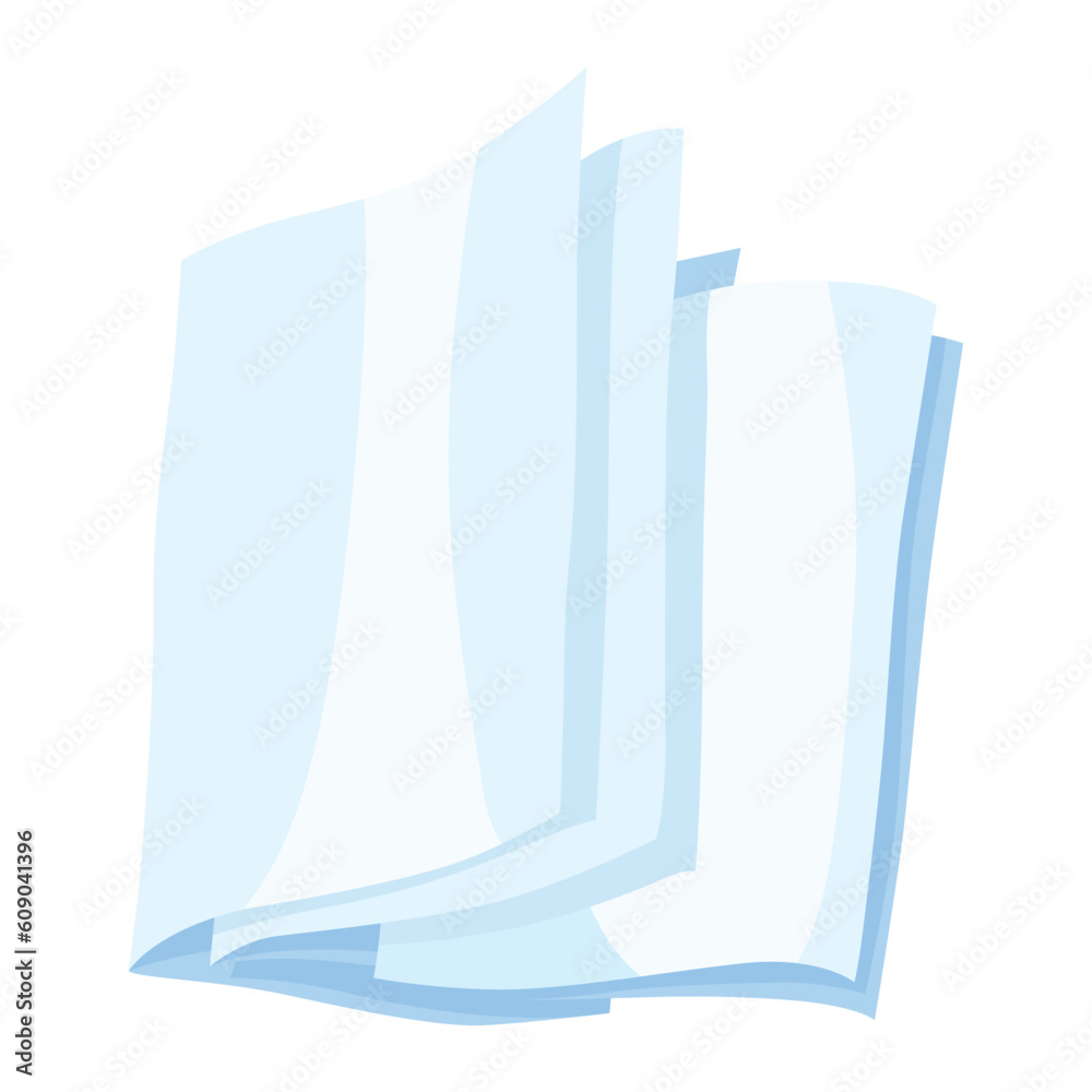 Paper towel icon. Hygiene, toiletries, sanitary concept for banner ...