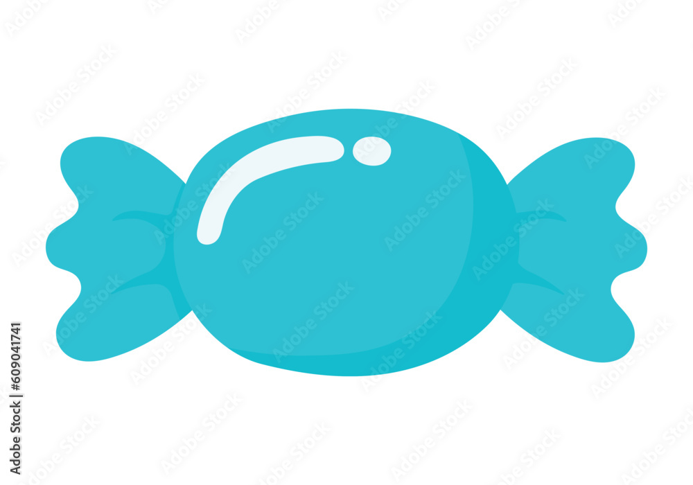 Blue Candy Wrapper Icon Clipart Cartoon Animated Vector Stock Vector ...