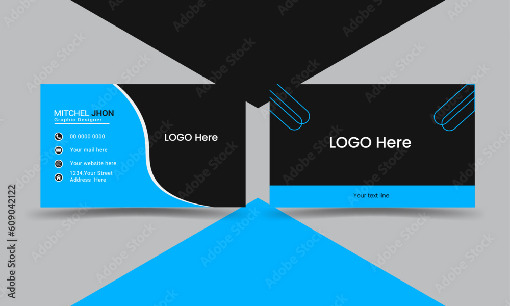 Minimalist card most relevance business card design. Business Card ...