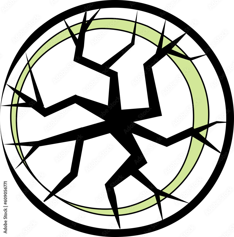 Tree or plant top view for landscape design. Icon colored tree for ...