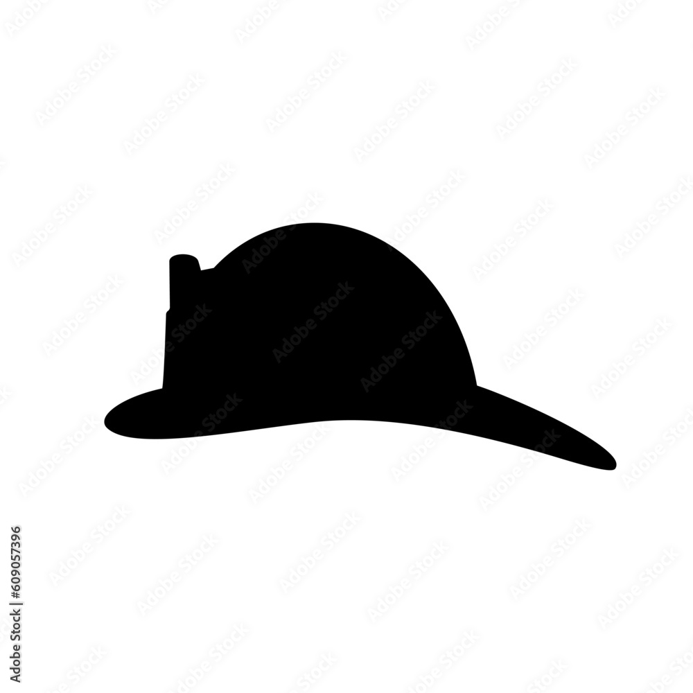 Fireman Hat Silhouette