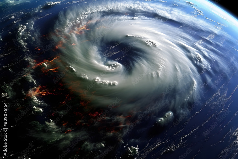 Multiple Hurricanes From Space