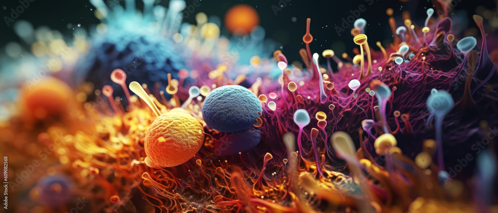 Abstract bacteria, probiotics, gram positive bacteria bacteria and ...