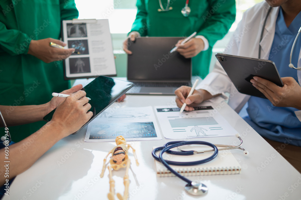 concept of mobilizing ability of medical team in conference room to ...