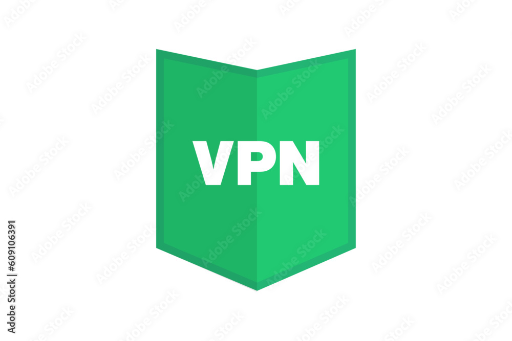 VPN shield icon. Virtual Private Network protection vector illustration ...