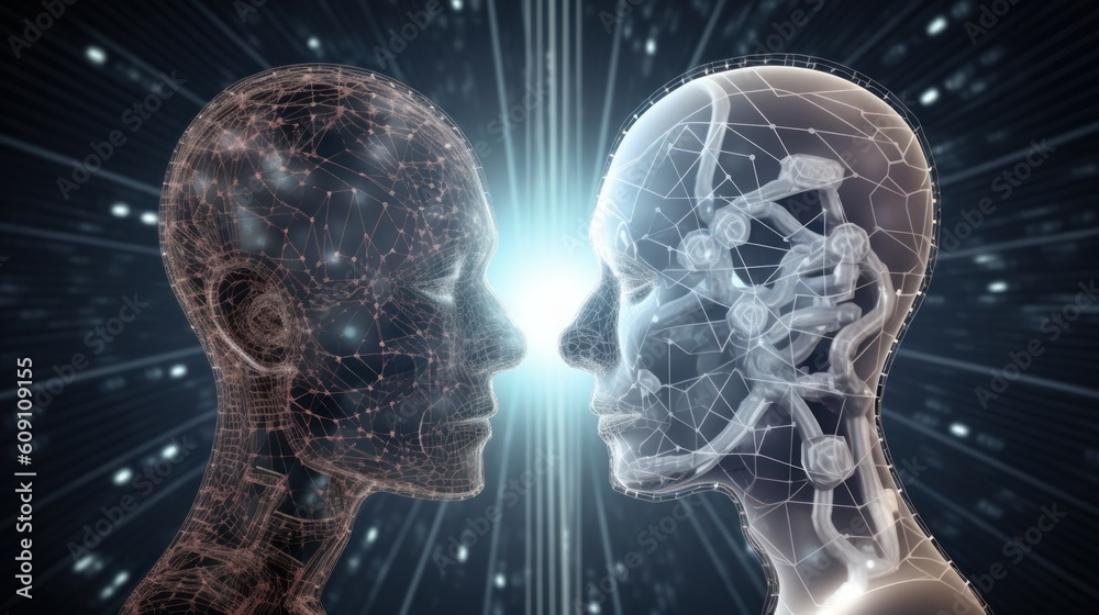 Generative AI Connection Between People And Artificial Intelligence ...