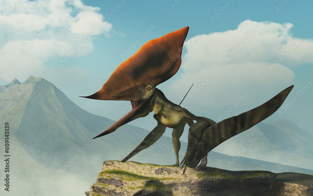 Poster Thalassodromeus was a type of pterosaur that lived in South ...