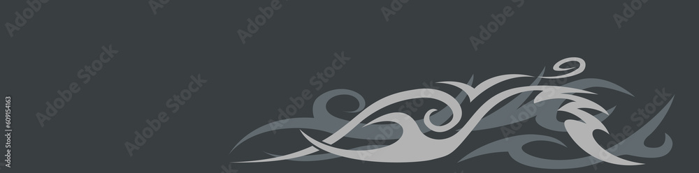 Tribal abstract wrap design. This design features a bold, geometric ...