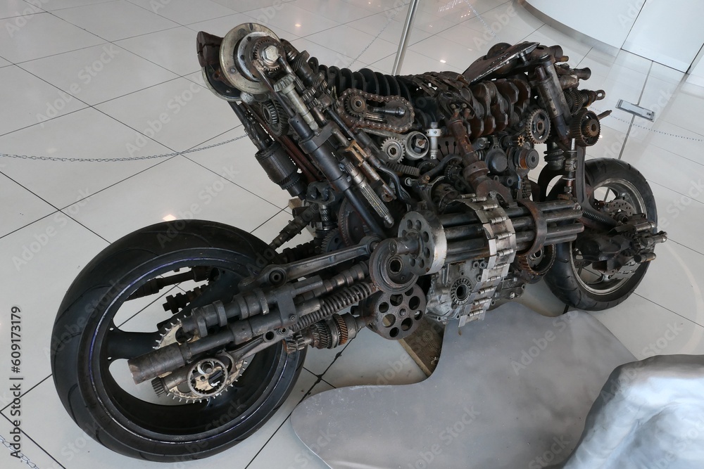 Real life model of Mototerminator motorbike inspired by movie ...