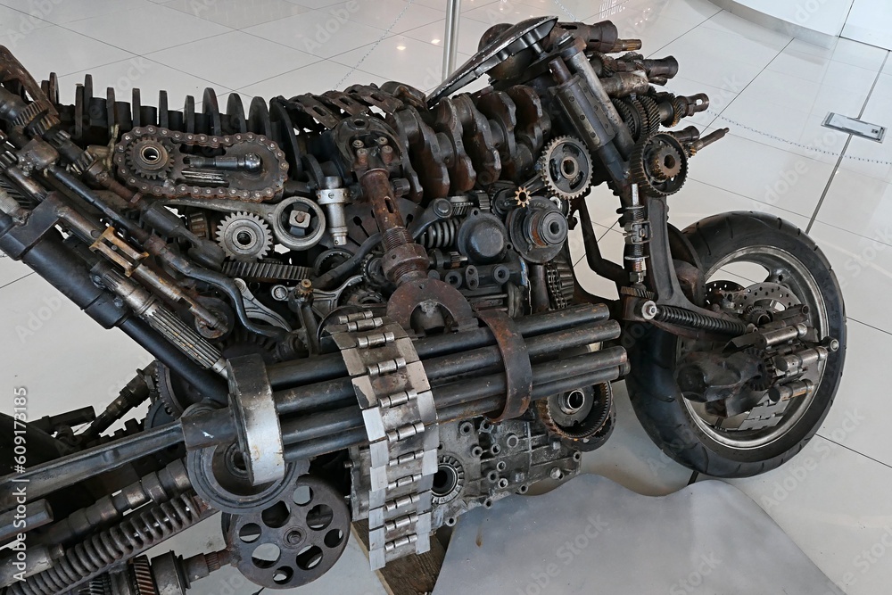 Moto-terminator motorbike inspired by movie Terminator Salvation, made ...
