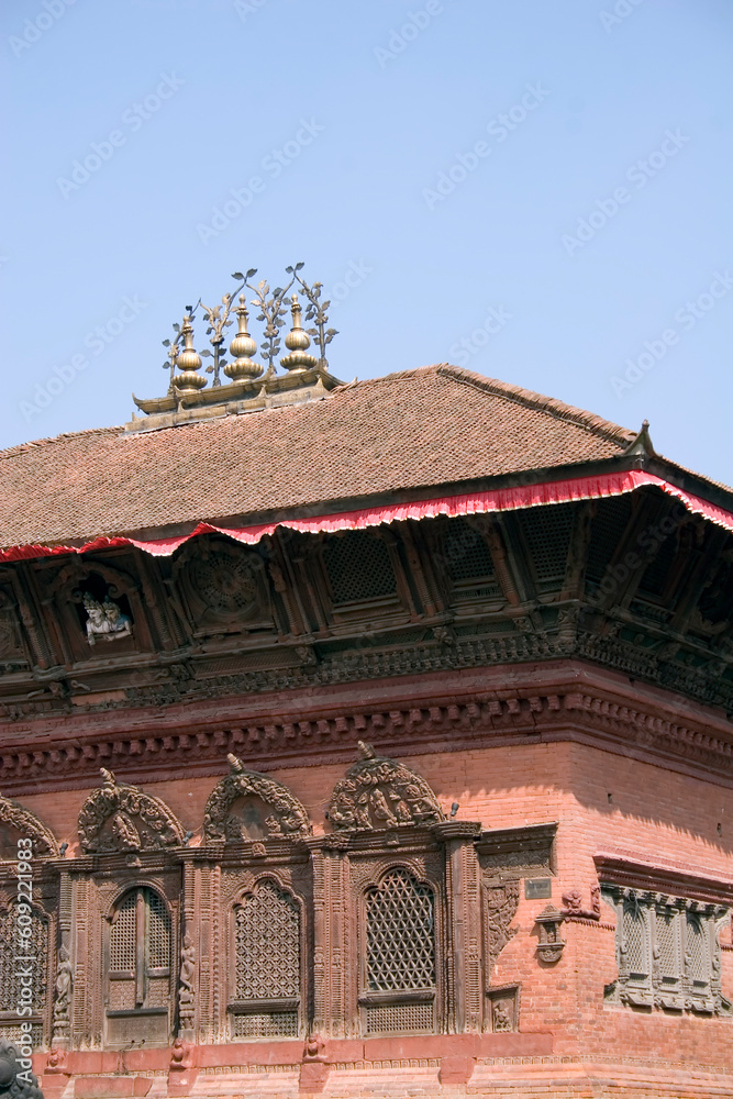 Shiva-Parbati Temple located in Durbar Square, Kathmandu. Constructed ...