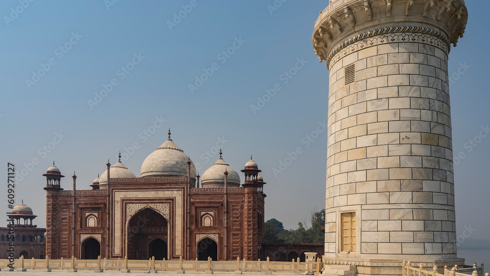 Taj Mahal Minarets Dimensions