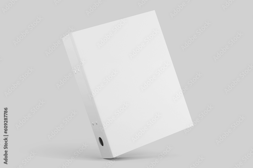 hardcover corporate office binder folder book realistic mockup template ...