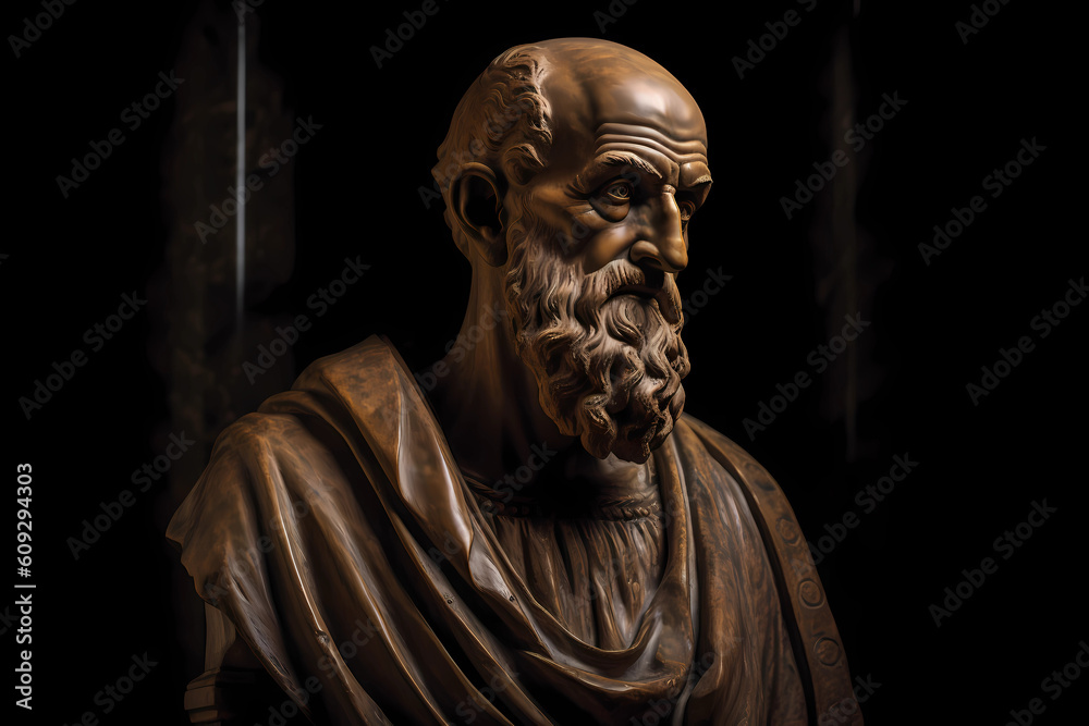 Hippocrates, Greek physician, considered an important figure in the ...