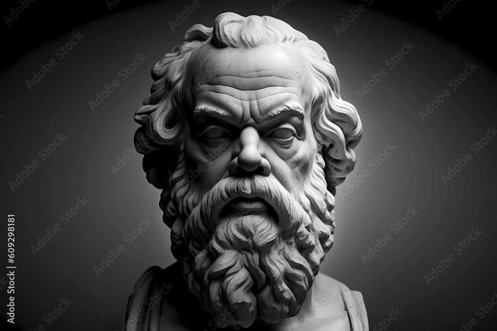 Socrates, Greek philosopher from Athens, founder of Western philosophy ...