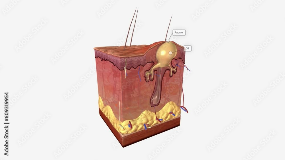 Acne Papule Papule is a type of acne characterized by a large, inflamed ...