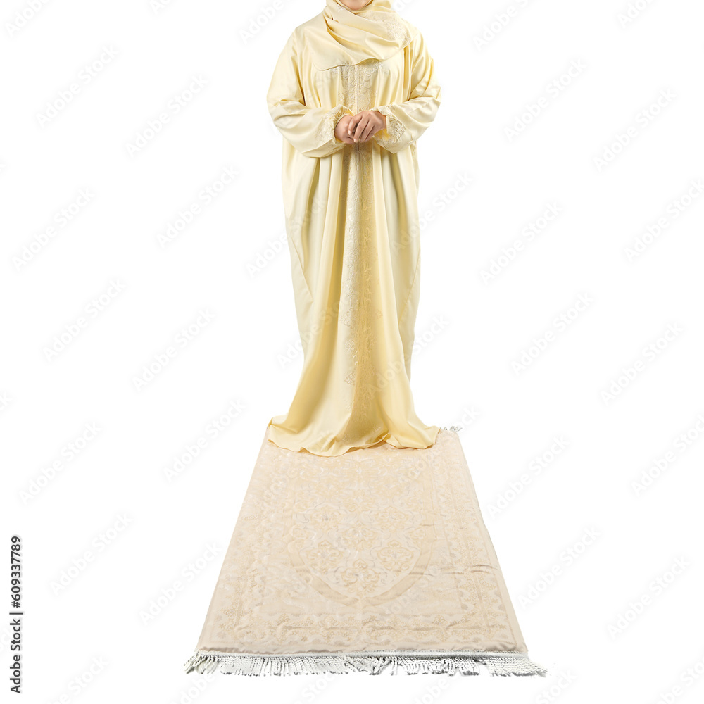 Women Islamic prayer dress , prayer gown , Muslim prayer clothes Stock ...