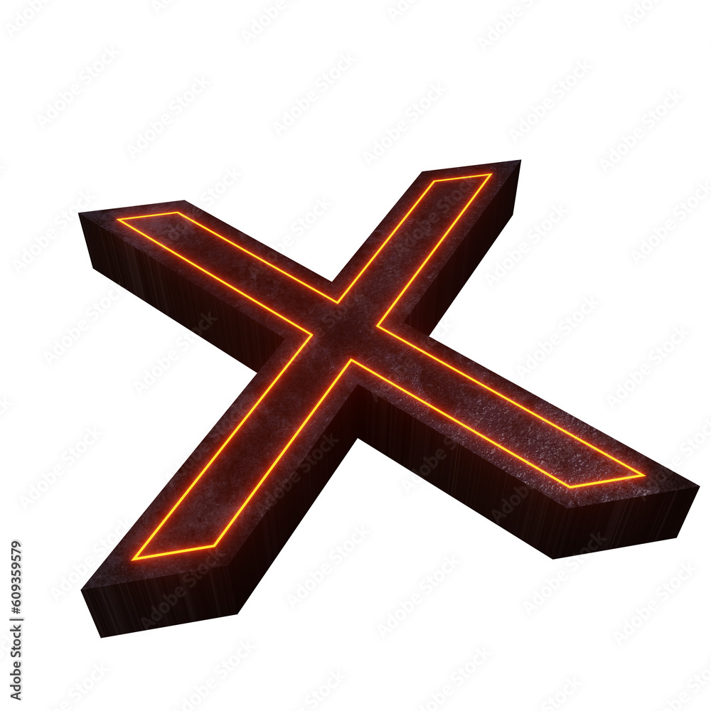 ภาพประกอบสต็อก X png, glowing x transparent background, wooden cross ...