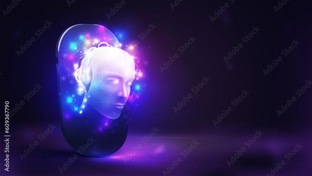 Smartphone with AI chat bot based on artificial intelligence and neural ...