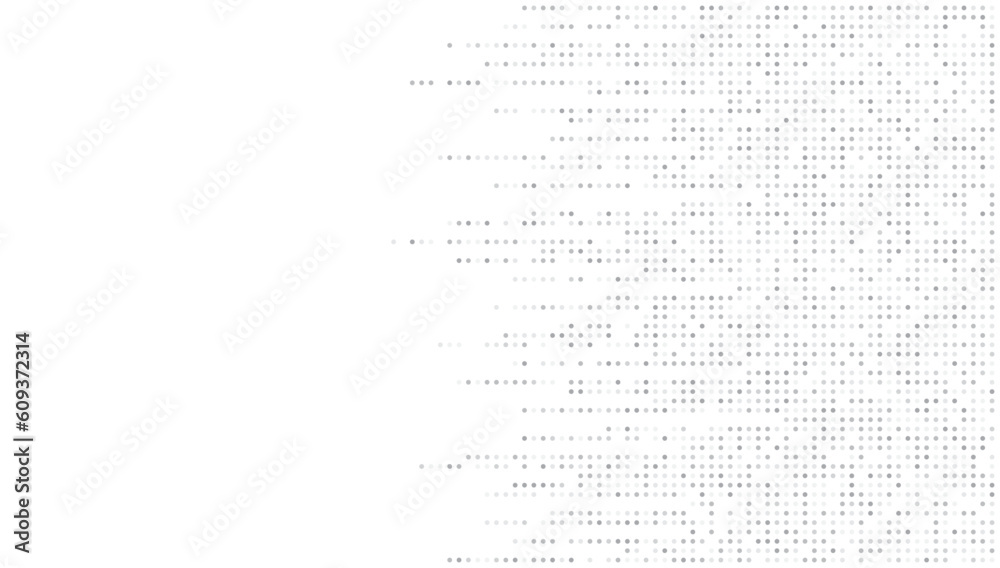 Digital technology background. Digital data dots gray pattern pixel ...