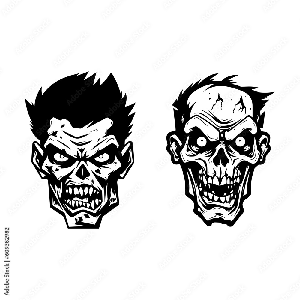 Bring your brand to life with a spooky touch using this hand drawn logo ...