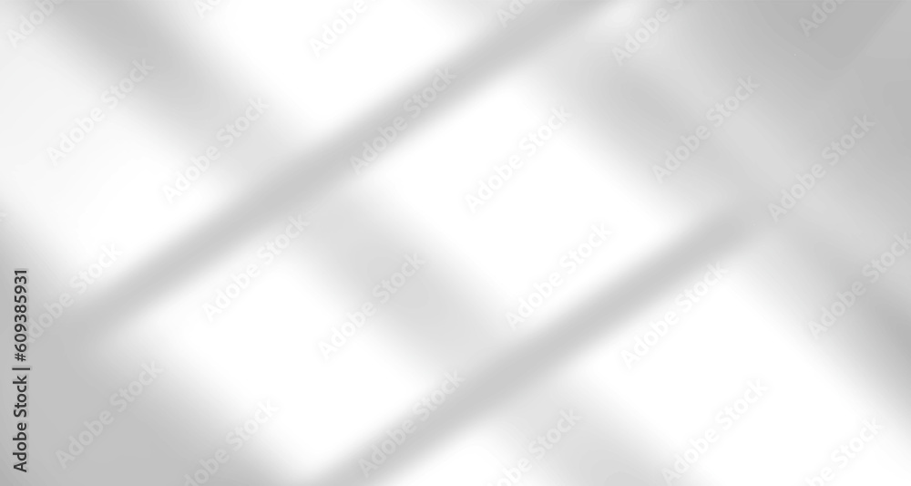 Realistic blurred natural light leaves, palm and window shadow overlay ...