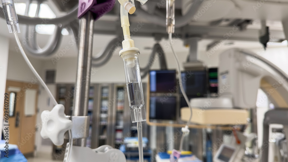 Hospital medications, fentanyl, propofol, intravenous fluids, drugs ...