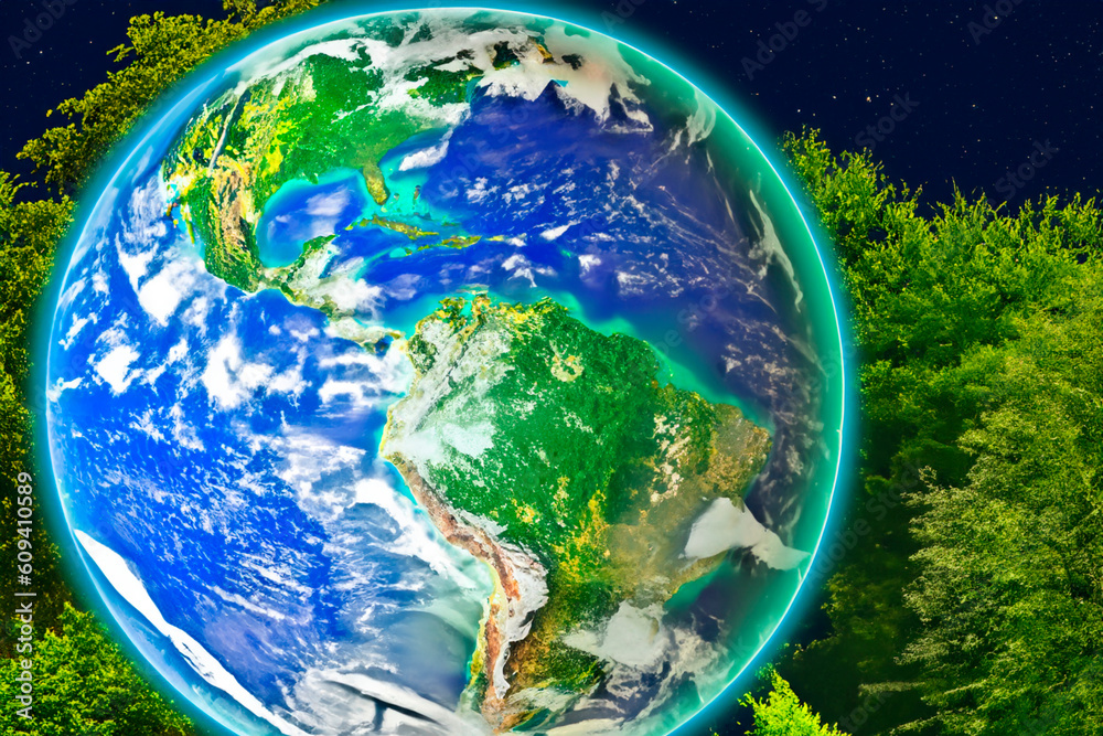 Environment. World environment day 2023. 3d concept background. Ecology ...